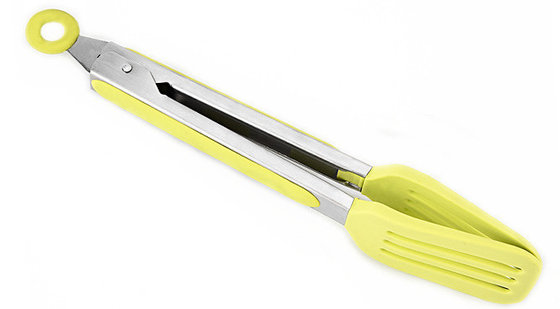 Silicone food tong kitchen utensil