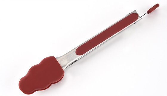 Silicone food tong baking kitchen utensil