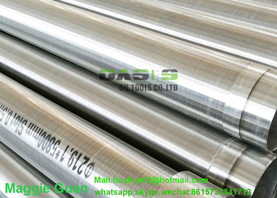 China manufacturer sell 9 5/8" stainless steel 316L wire wrap V shaped pipe base screens