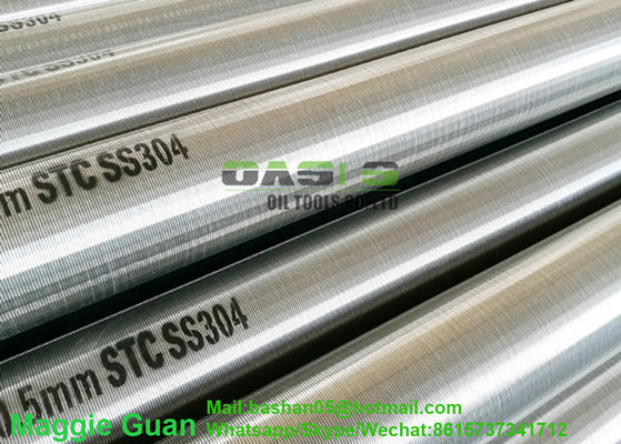 Stainless Steel 304 316L V- Johnson pipe tube water well screen