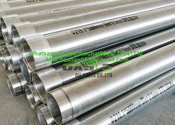 AISI 304 316L stainless steel Johnson water well screen water well screen strainer pipe