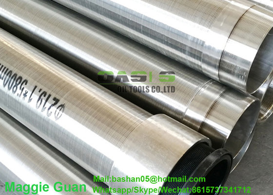stainless steel screen Pipe Solid-liquid separation water well screen