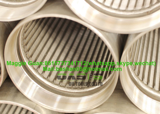 7" Johnson stainless steel Slot Continuous screen for sand control (customized)
