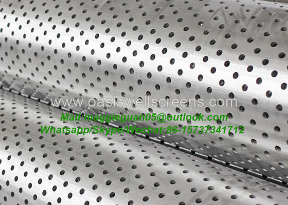 API 5CT perforated large diameter spiral steel pipe on sale China Oasis factory