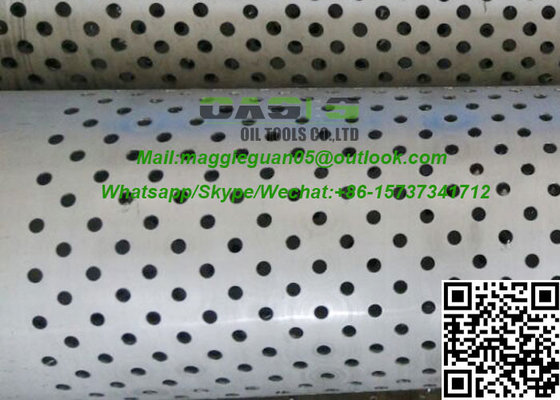 API J55 casing perforated pipes with unfiorm and smooth holes China factory