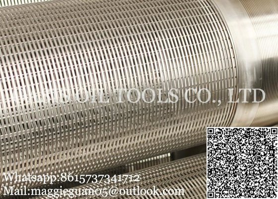round v wire 0.002mm 1.00mm slot Johnson water well screen with ERW END