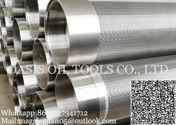 round v wire 0.002mm 1.00mm slot Johnson water well screen with ERW END