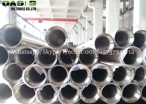 Oasis supply 304 316 Slotted V wedge Wire Screen Tube with best quality and competitive price