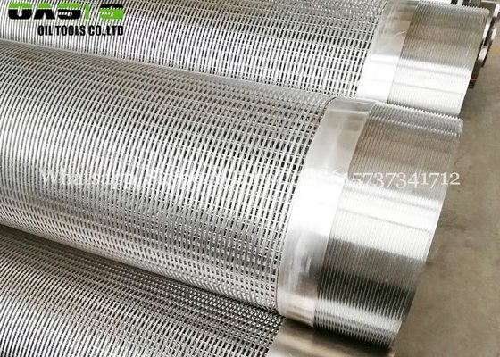 water slot screen stainless steel Johnson V wedge wire well tube for drilling