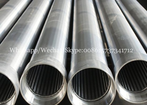 Johnson type wedge wire drum screen 6 inch wire mesh screen pipe