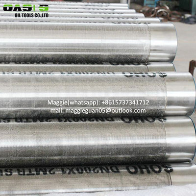 8 5/8inch stainless steel Gravel prepacked wedge wire screens for deep water well drilling
