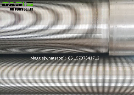 Wedge Wire Stainless Steel Screen water filter well screen pipes for water well drilling