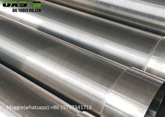 Wedge Wire Stainless Steel Screen water filter well screen pipes for water well drilling
