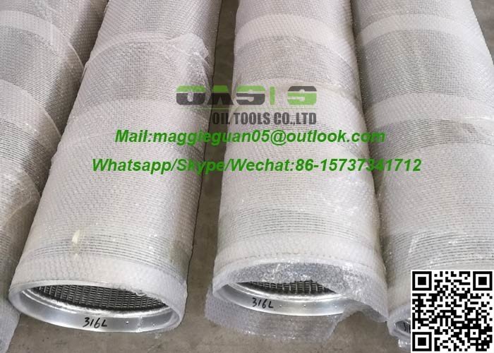 Customized Stainless Steel 304 Rod Base Johnson Screen Use For Water Well Drilling
