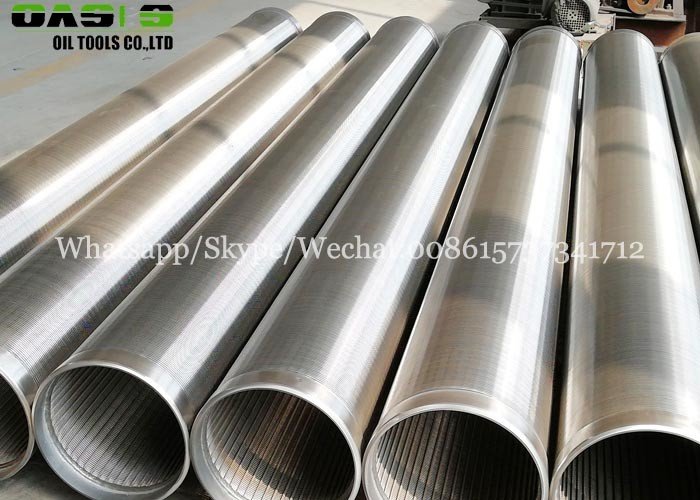 China maufacturer Customized best price Johnson Continuous Slot Wedge Wire Screen For Oil Well
