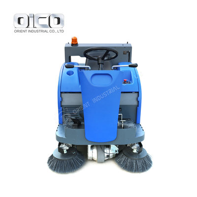 C200D Ride On Self-Discharging Battery Sweeper Mini Sweeping Machine Ride On Floor Cleaning Machine