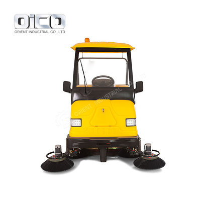 OICO E800W Pavement Cleaning Machine Ride-On Floor Sweeper With Front Windshield