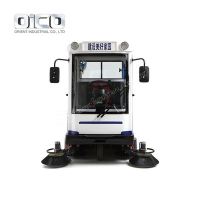 OICO E800FB All-Closed Driveway Electric Power Road Sweeper Machine/ Truck / Vehicles For Sale