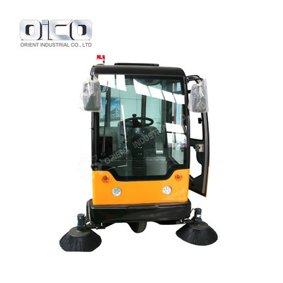 E800LC Electric Road Cleaning Equipment, All Closed Road Sweeper Battery-Powered Sweeper