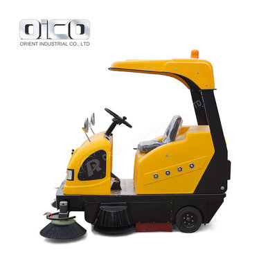 E8006 Floor Sweeper CE Approved Road Cleaning Machine Battery Powered Dust Leaf Sweeper