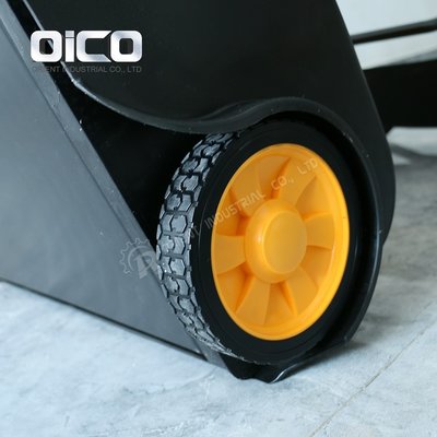 Walk behind manual sweeper / small street  sweeper / road sweeper machine