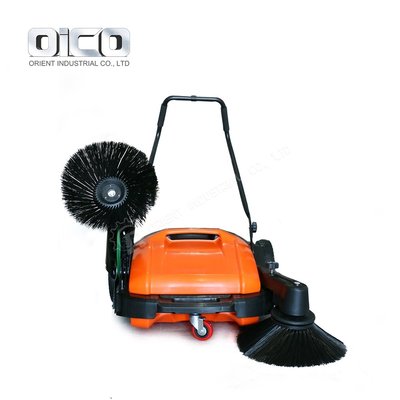 OR-MS92 manual road sweeper / industrial street sweeper / walk behind  street sweeper