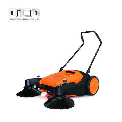 OR-MS92 manual road sweeper / industrial street sweeper / walk behind  street sweeper