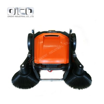 OR-MS92 manual road sweeper / industrial street sweeper / walk behind  street sweeper