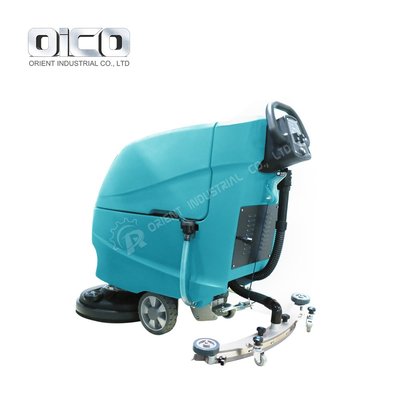 OR-V5  walk-behind outdoor floor scrubber  / supermarket floor scrubber manufacture