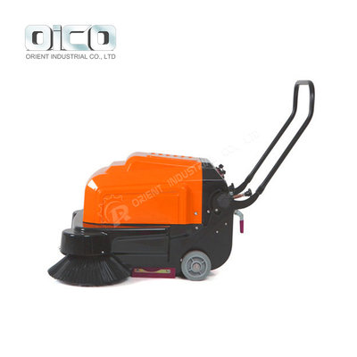 OR-P100A street sweeping equipment/ manual outdoor push sweeper/ electric sweeping sweeper