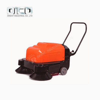 OR-P100A street sweeping equipment/ manual outdoor push sweeper/ electric sweeping sweeper