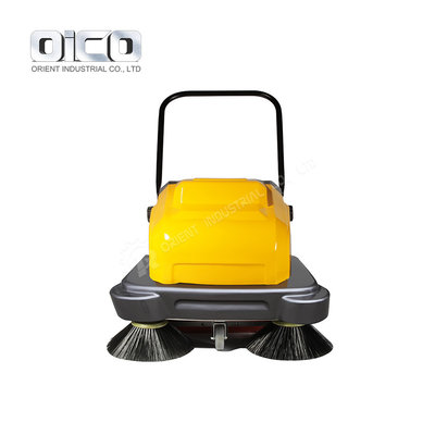 OR-P100A street sweeping equipment/ manual outdoor push sweeper/ electric sweeping sweeper