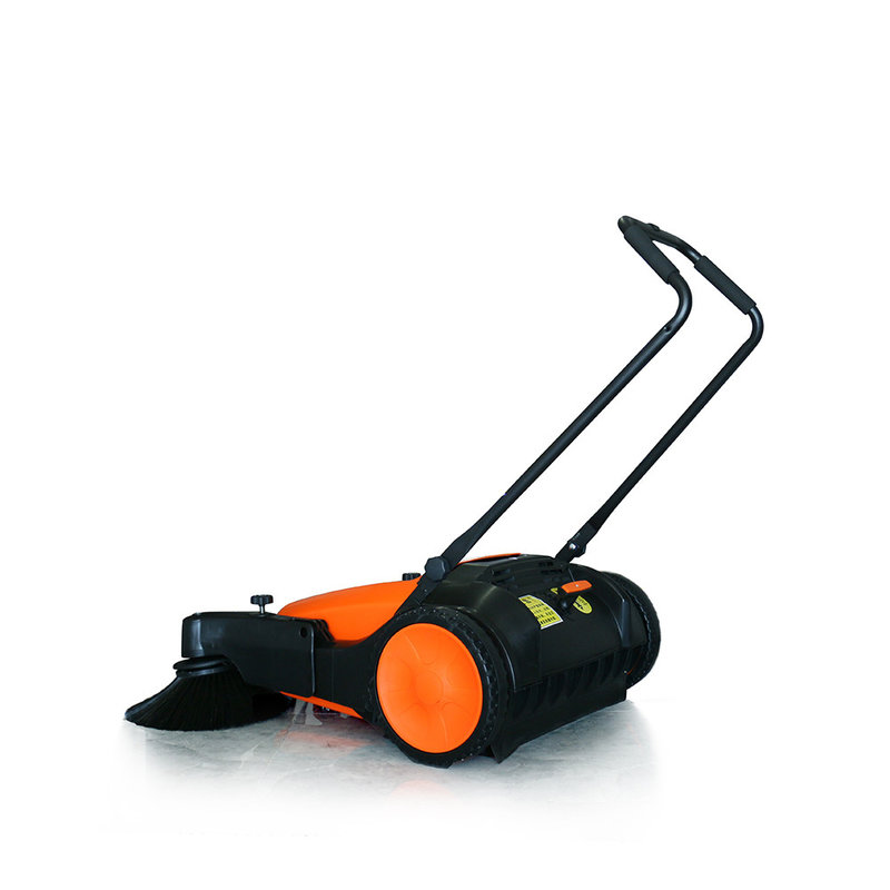 OR-MS92 hand push road sweeper / compact street sanitation sweeper/ mechanical walk behind sweeper