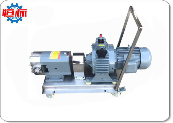 Positive Displacement Rotor Lobe Pump Transfer Jam Molasses Hygienic