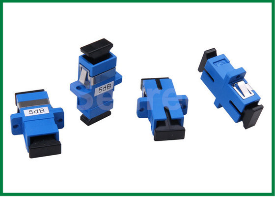 Plastic or Metal Housing Fiber Optic Attenuator Fixed SC.Flange type 5dB 7dB 10dB 15dB 20dB
