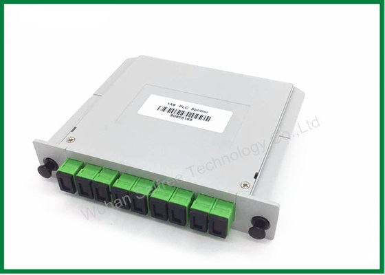 1x8 SC/APC PLC Splitter Cassette Type Fiber Optic Distribution Box, 1x16 1x32 1x64