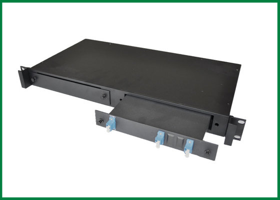 CWDM Mux Demux Optical Module , 4 Channels Dual Fiber 8 Inch LGX 1U Rack