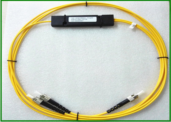 Single Mode Fiber Coupler / connector type 1x2 ports  fc /CATV access network