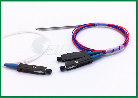 1x2 1550nm single mode fiber coupling with MU connector Fused splitter