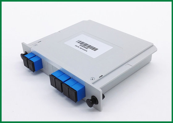 100G 4CH Fiber Optic DWDM , Mux / Demux Single Fiber Module Box with UPG Port