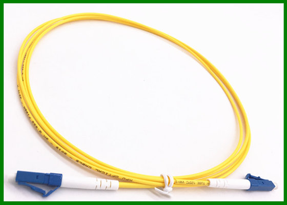 LC-LC / UPC SM Simplex Patch Cord For Optical Newtwork Wiring