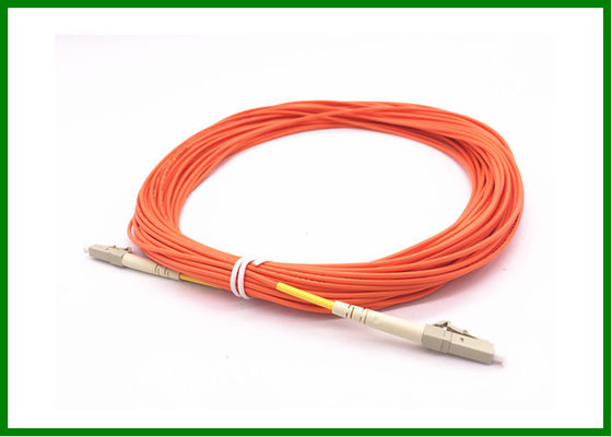 LC / UPC Connector MM Simplex Optical Patch Cord 10m For Test Equipment