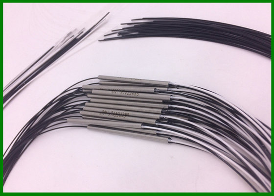 SM G652D fiber 1*2 1310/1490/1550nm Fused Splitter in 3.0*54mm length steel tube