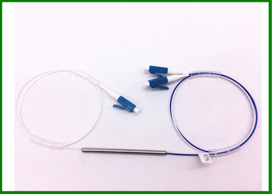 1*2 SM Fused Splitter Single Mode Fiber Coupler BLUE color 1m length