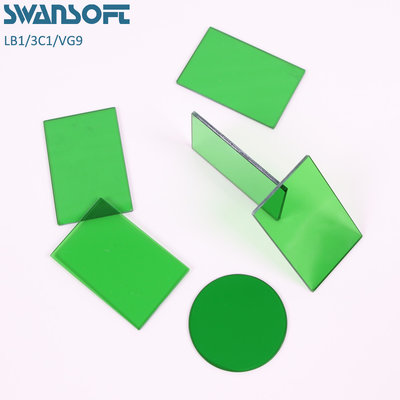 520nm IR cutoff short pass selection absorption Green optical glass  Filter LB3 supplier