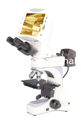 China 9” TFT Screen Metallurgical LCD Digital Microscope with Built-in 5 Mega Pixel Camera factory