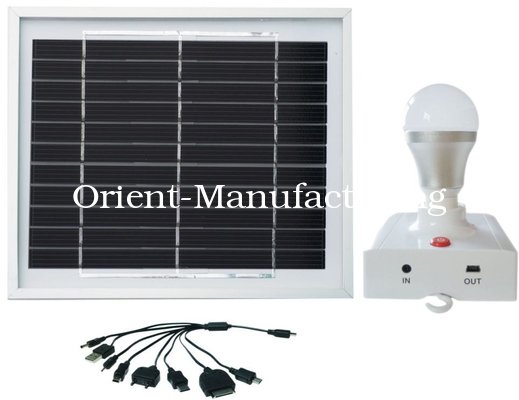 solar lamps with 3W LED bulbs for home, camping, remote functions ,handing on the wall