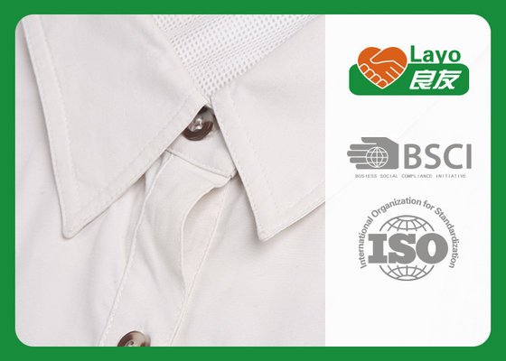White Moisture Wicking T Shirts , Quick Dry Long Sleeve T Shirts