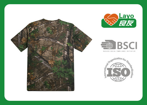 L-57 Anti Bacterial Womens Camo T Shirt Outdoor For Bodybuilding