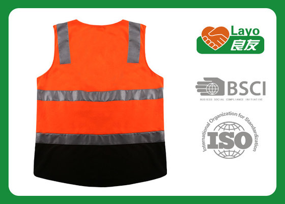Multi Function Traffic Safety Vest , Reflective Work Vest Quick Dry